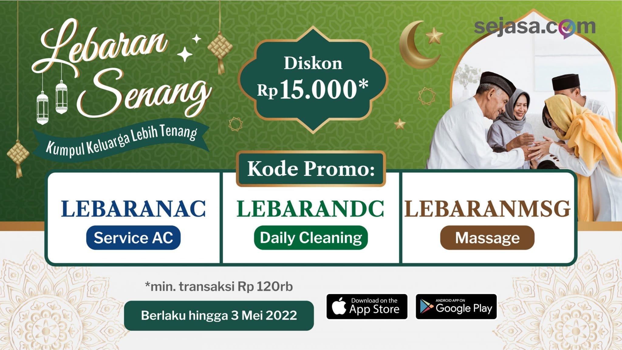 Promo Lebaran! Hemat Rp15 ribu untuk Jasa Service AC, Cleaning, dan ...